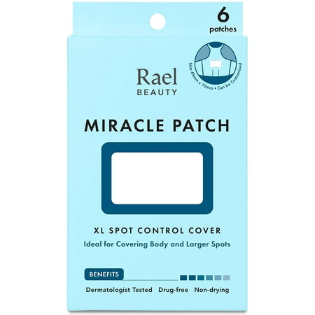 Rael Miracle XL Spot Control Cover - Hydrocolloid Patches, Face and ...