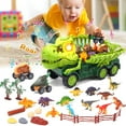 JoyStone 28 IN 1 Dinosaur Truck Toys for Kids, Playset with Dino ...