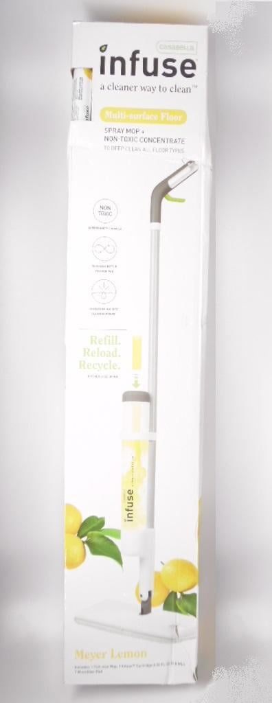 Casabella Infuse Spray Mop Kit with Mop, Pad & Cleaner Concentrate ...
