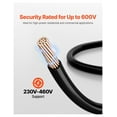 12 AWG THHN Wire - Black 100ft - 600V Building Wire - Stranded Copper ...