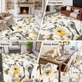 5'x8' Area Rugs, Yellow Grey Botanical Indoor Outdoor Area Rug for ...