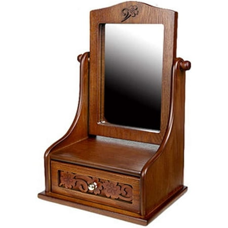 36 Inch Round Wall Mirror, Wall Mounted Aluminum Frame Circle Mirror ...