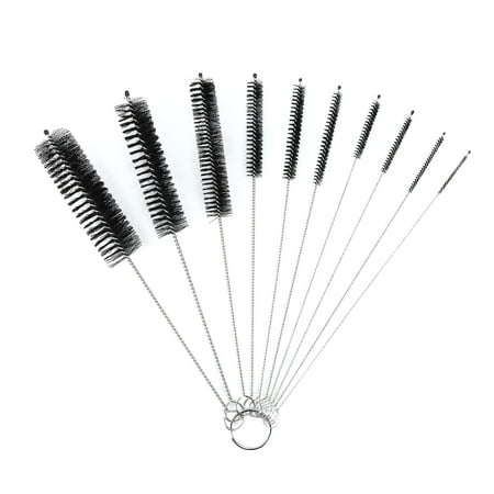 Best Shiyi Ten-piece Stainless Steel Cleaning Brush Pipe Through-hole ...