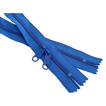 Two 30 Inch 4.5mm YKK Zipper with Double Pull - Head to Head Sliders ...
