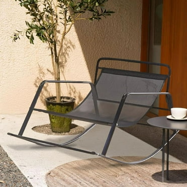 Free Shipping! Rimax Casual White Resin Rocking Chair - Walmart.com