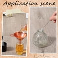 1 Set Stainless Steel Funnels Hoppers with 2Pcs Nylon Wire Straw Brush ...