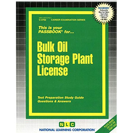 Bulk Oil Storage Plant License (Career Examination Series) | Walmart Canada