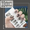 3D Leopard Sticker Decals Creative Fake Wraps Tips Manicure Art Patchs ...
