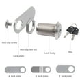 Set of 4 Tool Box Locks with Individual Keys Cabinet Cam Lock for ...