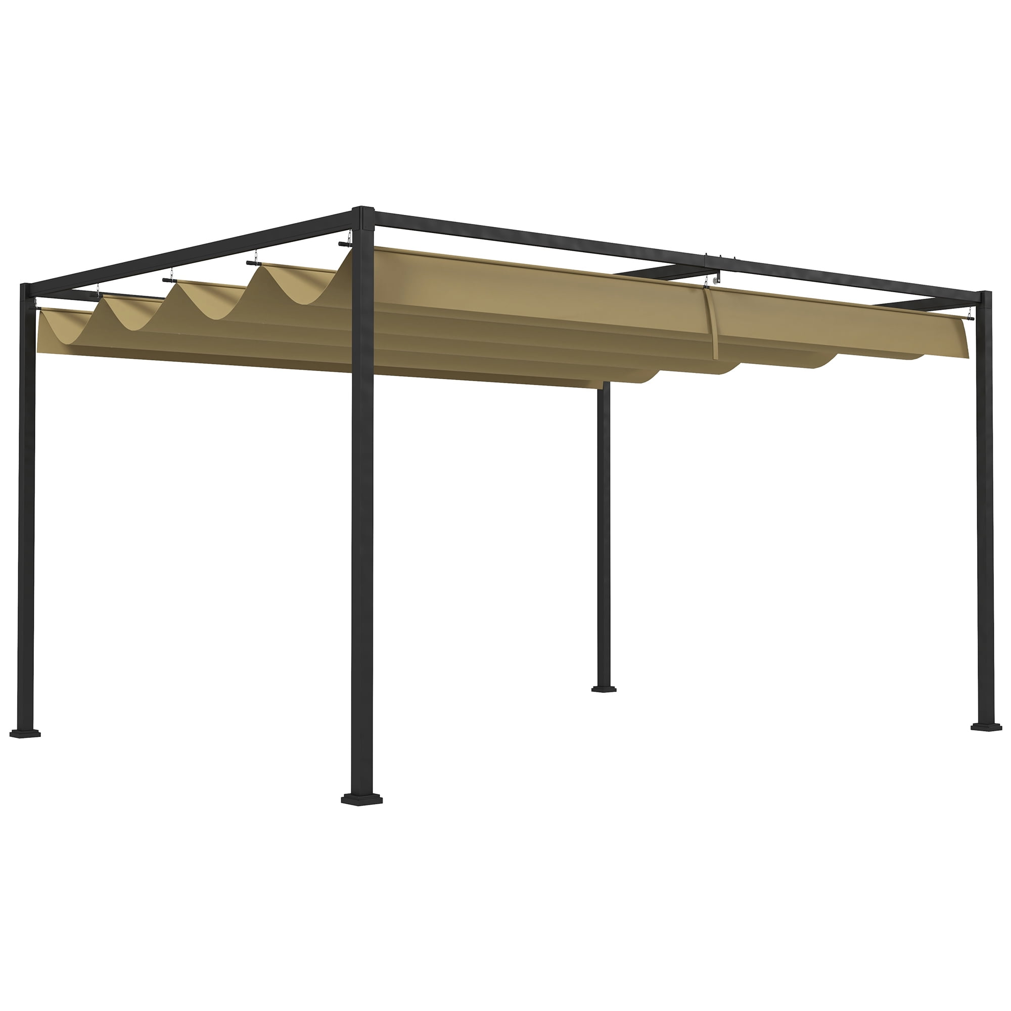 Click here for Outsunny 13 X 10 Patio Pergola With Retractable Ca... prices