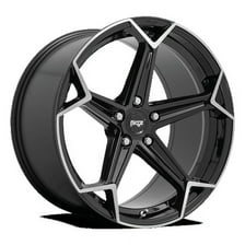 Niche M257 Flash 20X9 5X112 27Et 72.7Cb Gloss White With Black Wheel ...