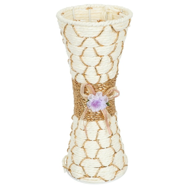 Tall Rattan Planters