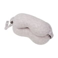 2 In 1 Memory Foam Travel Pillow, U Shaped Neck Support Cushion ...