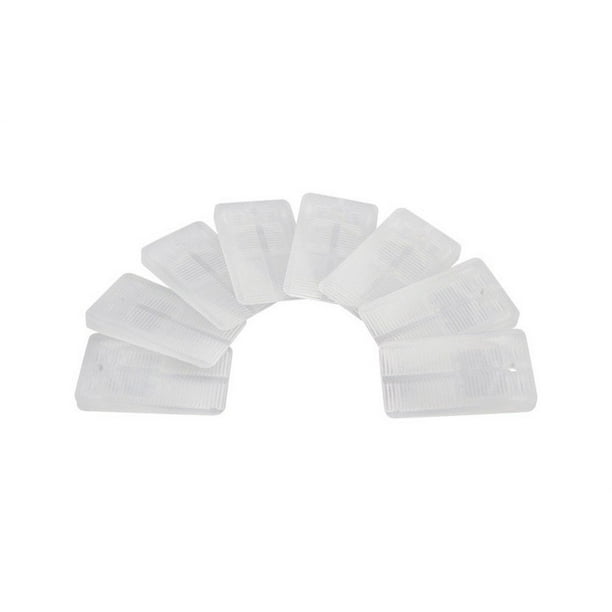 Keeney 3" x 2" Rectangle Plastic Leveling Shims (8 Pack) - Walmart.com