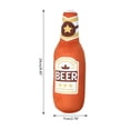 Dog Tug-of-war Toy Squeak Beer-Bottle Shape for Medium & Small Dogs ...