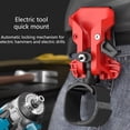 2Pcs Tool Belt Holders for Drill & Hammer, Self-Locking Quick-Draw ...