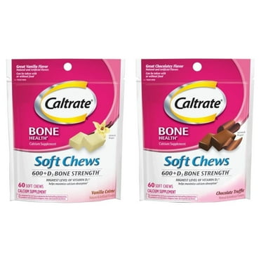 Caltrate Minis 600 Plus D3 Plus Minerals Calcium and Vitamin D ...