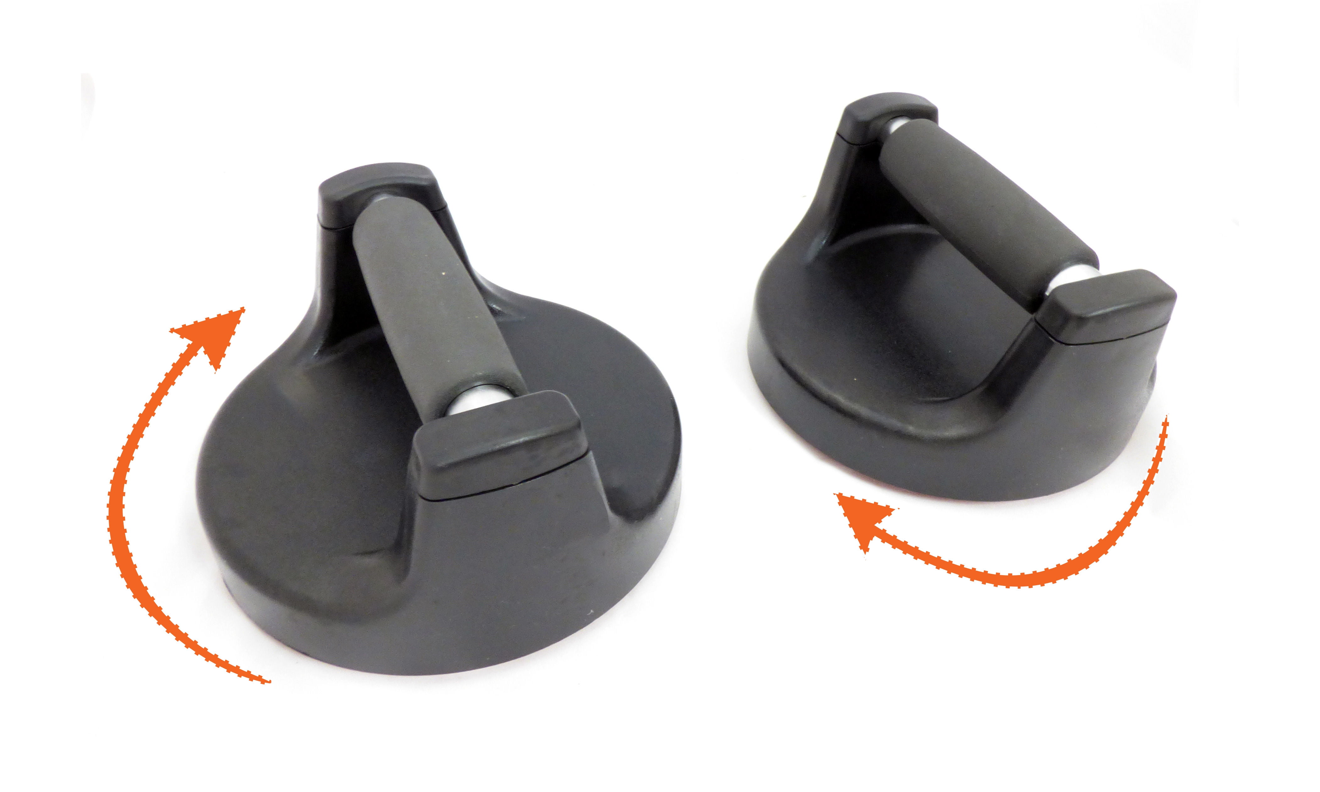 Push Up Non Slip Bar Handle Stand With Rotating Swivel Base - For ...