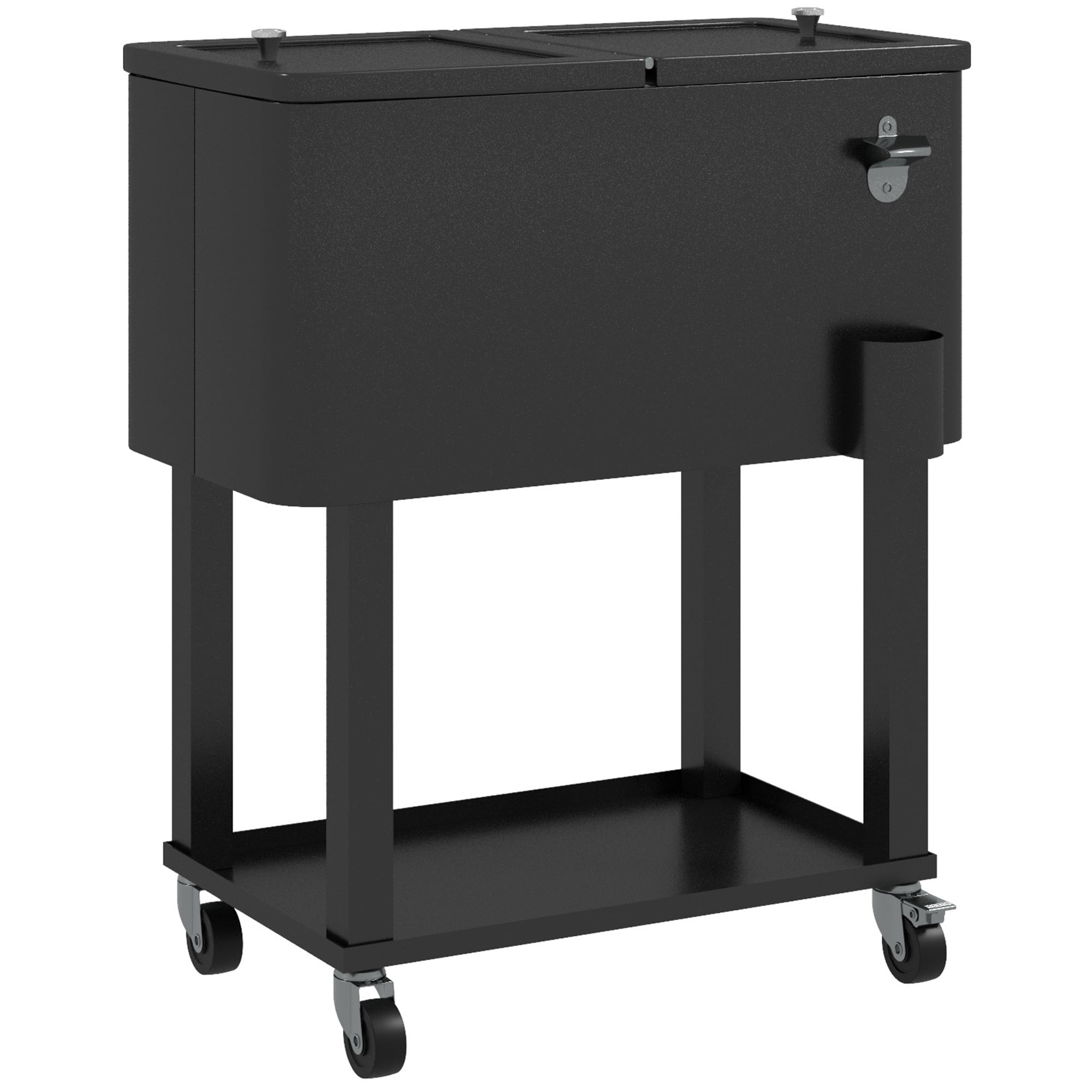 Click here for Outsunny 60qt Rolling Patio Cooler Cart  Portable... prices