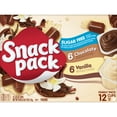 Snack Pack Sugar Free Chocolate and Vanilla Flavored Pudding Family ...
