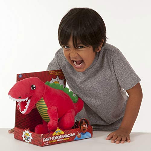 RYAN'S WORLD Dinosaurio rugiente - Tiranosaurio Rex rojo RYAN'S WORLD ...