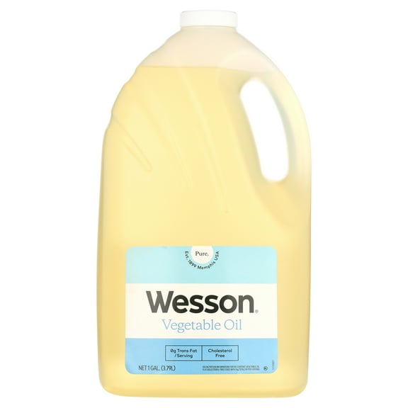 Wesson Pure Canola Oil 128 fl oz Premium Cooking Oil - Walmart.com