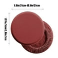 XiYing Solid Color Elastic Milk Silk Round Stool Cover for Bar Lift ...