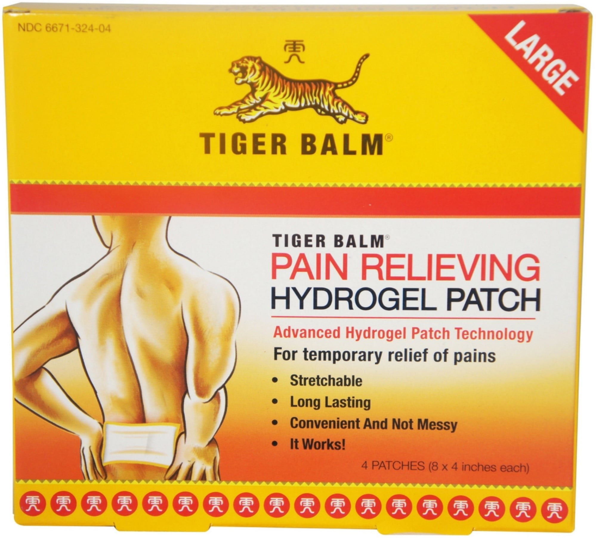 Tiger Balm Patch Large 4 Each - Walmart.com - Walmart.com