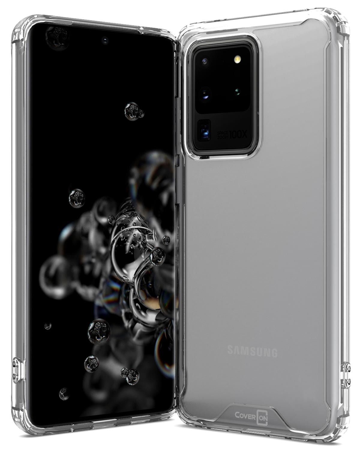 CoverON Samsung Galaxy S20 Ultra Case Clear Slim Fit Hard Protective ...