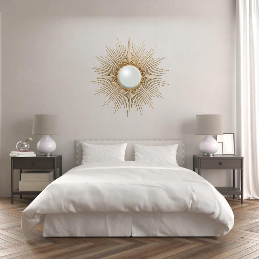 Click here for Take Me Home Furniture Shiny Gold Sun-Shaped Wall... prices