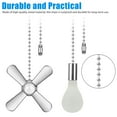 12" Ceiling Fan Pull Chain - Fan and Light Bulb Shaped Pendants ...