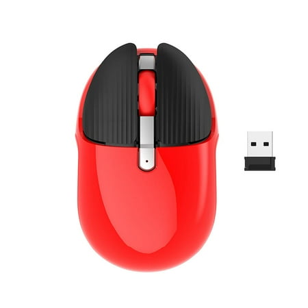 2.4G Wireless Mouse Rechargeable Mute Mouse One-Click Return To Desktop ...