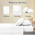 600-Thread Count Egyptian Cotton 5-Piece Split California King Sheet ...