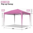 Outdoor Basic Easy Shade 10x10 Feet Canopy Tent for Sporting Events ...