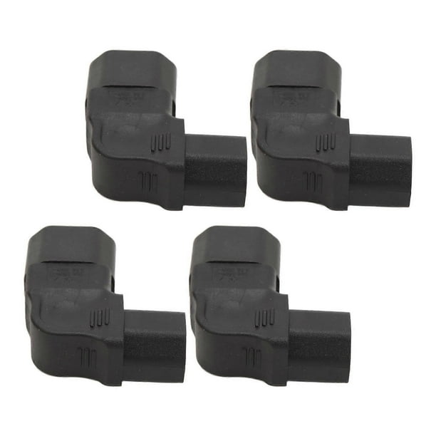 4PCS IEC320 C14 to C13 Power Adapter 2500W C14 Male to C13 Female Right ...