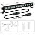 Ontesik 48W LED Black Light Bar, Decorate 28x28ft for Parties - 4 Pack ...