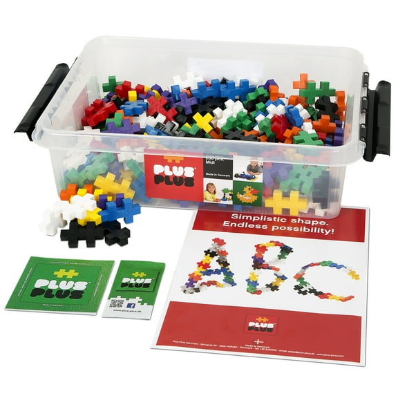 Dimple Children’s 46 Piece Dinosaur Themed Plastic Building Brick Set ...