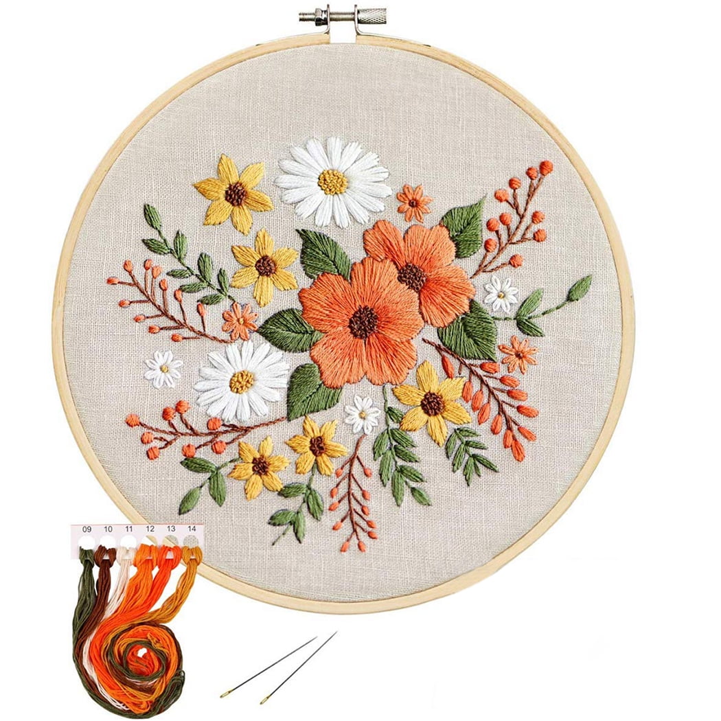Click here for Nobrand Embroidery Starter Kit Diy Floral Creative... prices