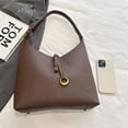Aellinatey Roomy Ladies PU Bucket Bag With Ergonomic Strap Functional ...