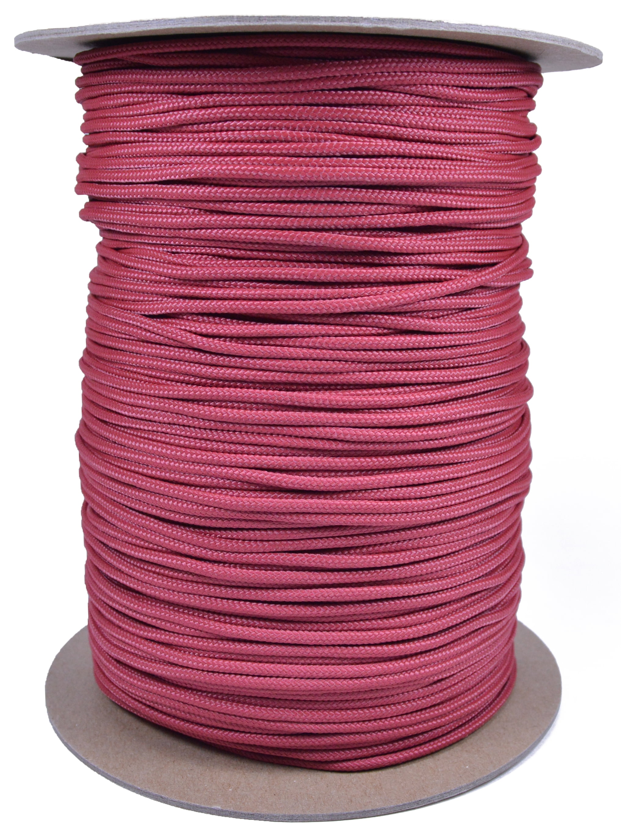 Crimson 325 Cord 3 Strand Paracord - 1000 Foot Spool - Walmart.com