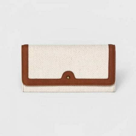 Universal Thread Women's Flap Trifold Wallet - Natural | Walmart Canada