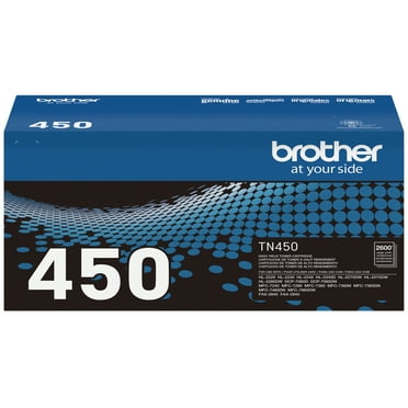 Brother Genuine TN-450 High Yield Black Toner Cartridge, 2-Pack ...