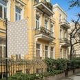 Beige Grey Plaid House Flags For Outdoor, Minimalist Geometric ...