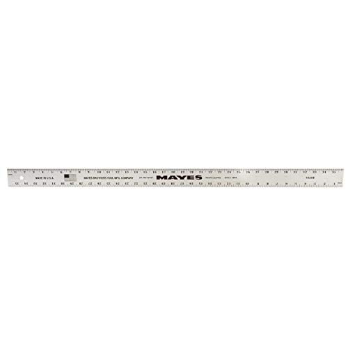 Mayes Straight Edge Aluminum Ruler at Sherry Starks blog