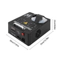 2000W Fog Machine for Halloween, DMX RGB 3 in1 16 LED Smoke Machine ...