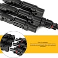 Yajisi Waterproof T‑Shaped Solar PV Connector 1‑3, High Current ...