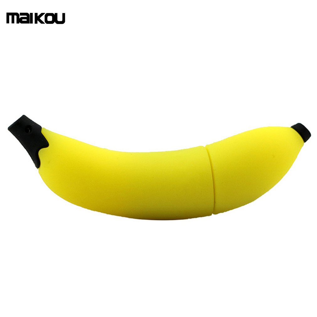 Maikou USB2.0 U-Disk Unique Banana Shape Pen Drive Mini USB Flash Drive ...