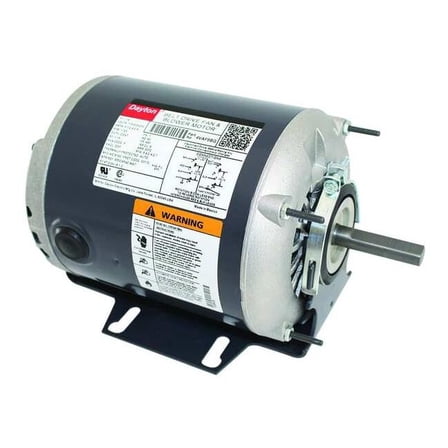 Capacitor-Start Belt Drive Motor, 1/4 HP, 48Y Frame, 115/208-230V AC ...