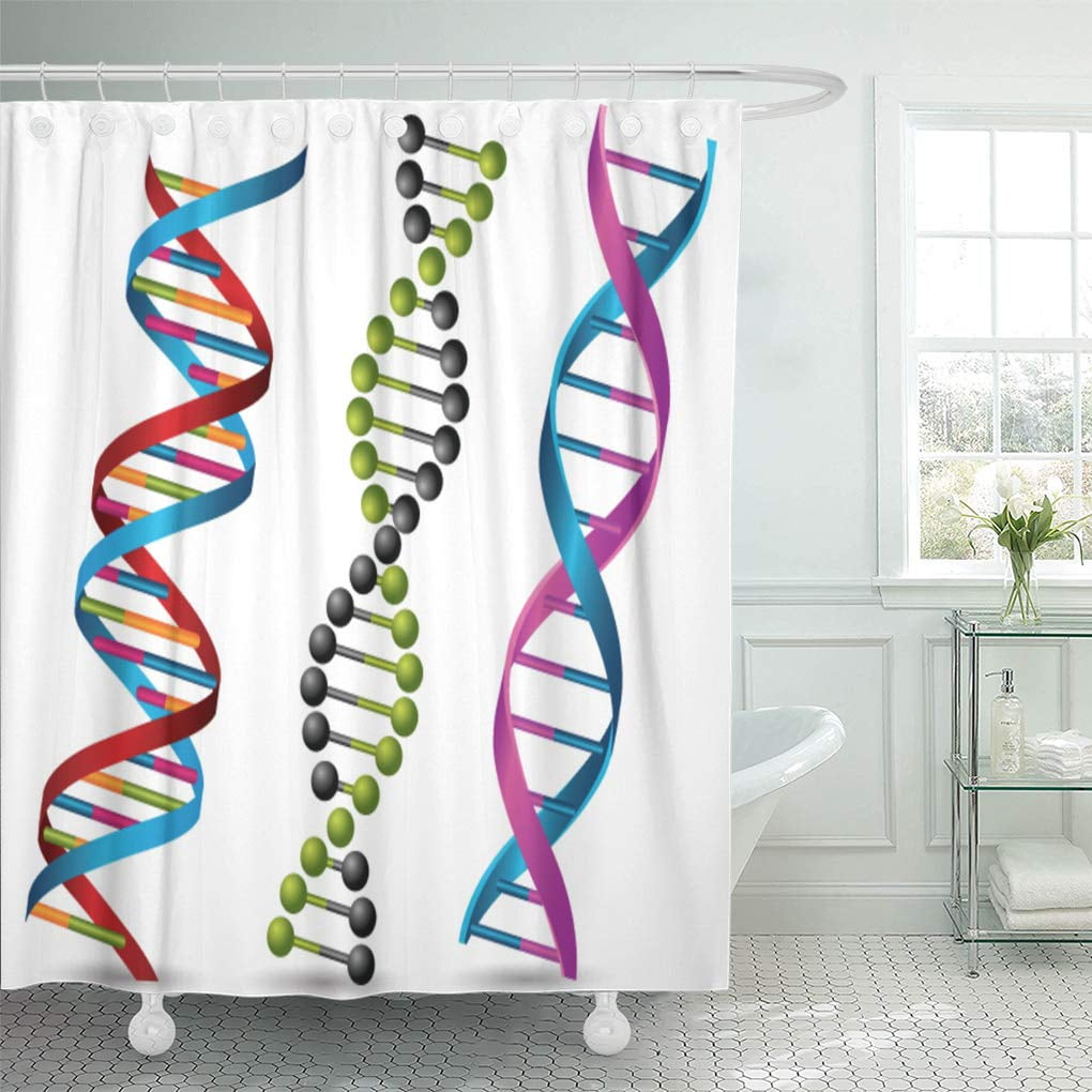 KSADK Helix DNA Strands Gene Genetic Biology Genome Science Shower ...