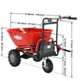 Electric Powered Wheelbarrow, Utility Cart Material Debris Hauler Power ...